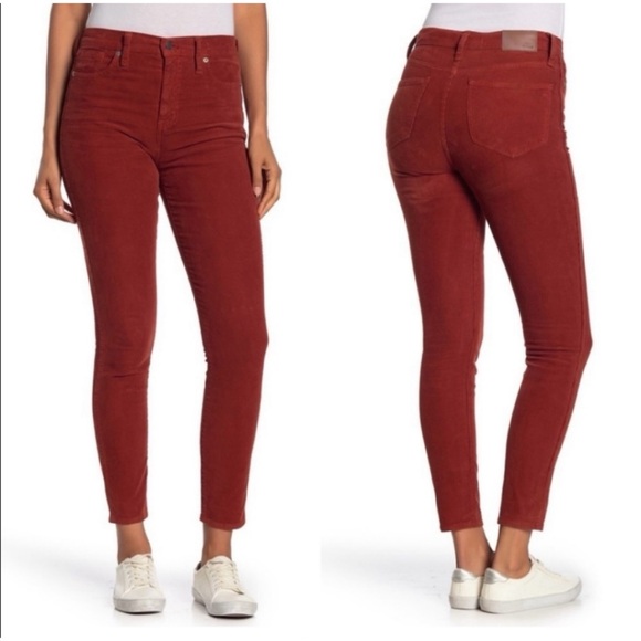 Womens Skinny Corduroy Pants